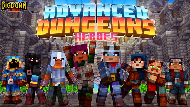 Advanced Dungeons Heroes by Dig Down Studios (Minecraft Skin Pack ...