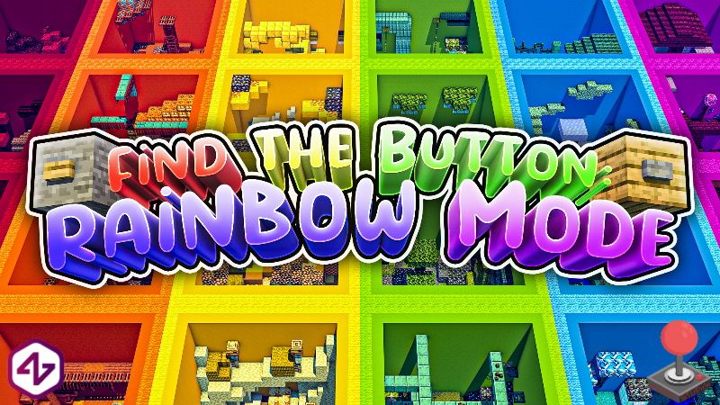 Find the Button Rainbow Mode by 4KS Studios (Minecraft Marketplace Map ...