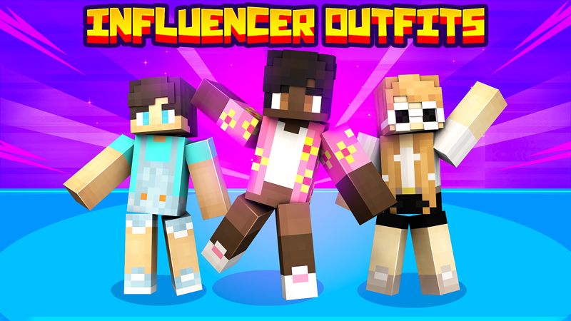 Influencer Outfits by Impulse (Minecraft Skin Pack) - Minecraft Bedrock ...