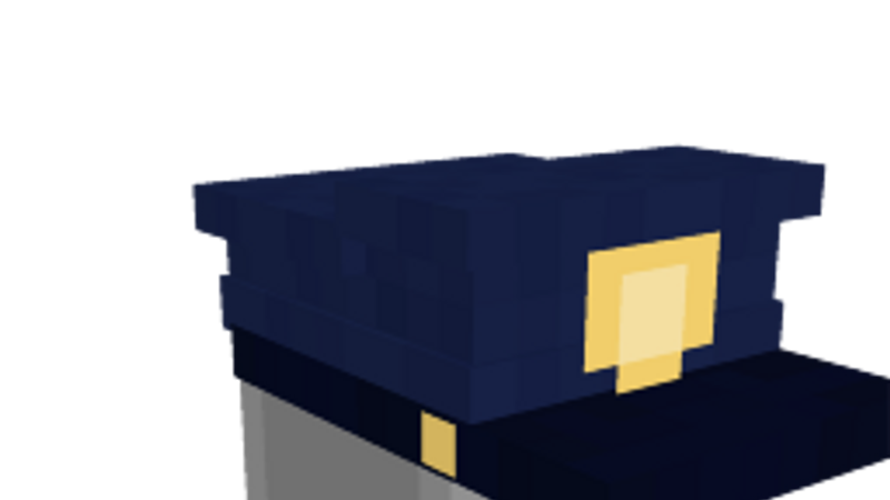 Cop Cap by GoE-Craft - Minecraft Marketplace (via bedrockexplorer.com)