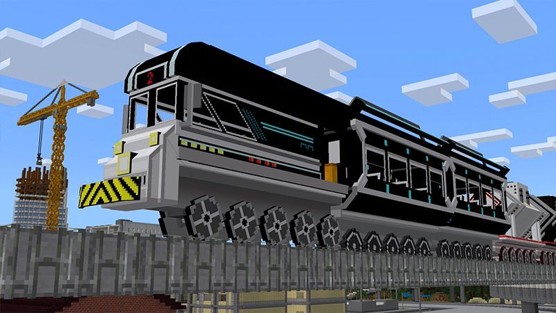 TRAINS Add-On by Pickaxe Studios - Minecraft Bedrock Marketplace Explorer
