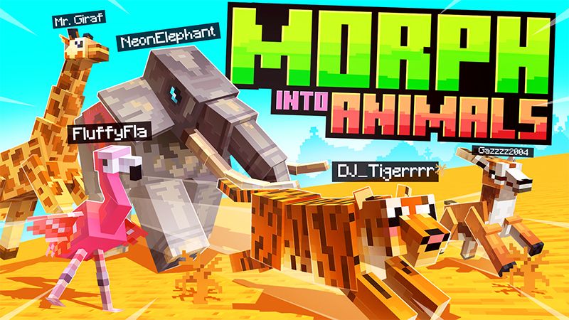 MORPH INTO ANIMALS by Kreatik Studios (Minecraft Marketplace Map ...