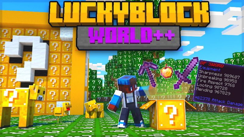 Luckyblock World by Mine-North (Minecraft Marketplace Map) - Minecraft ...