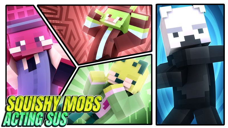 Squishy Mobs Acting SUS by Giggle Block Studios (Minecraft Skin Pack ...