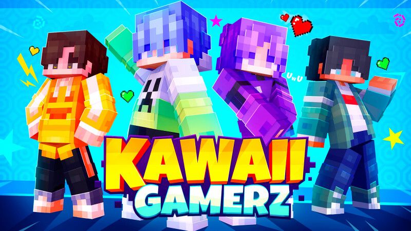 Kawaii Gamerz by CrackedCubes (Minecraft Skin Pack) - Minecraft Bedrock ...