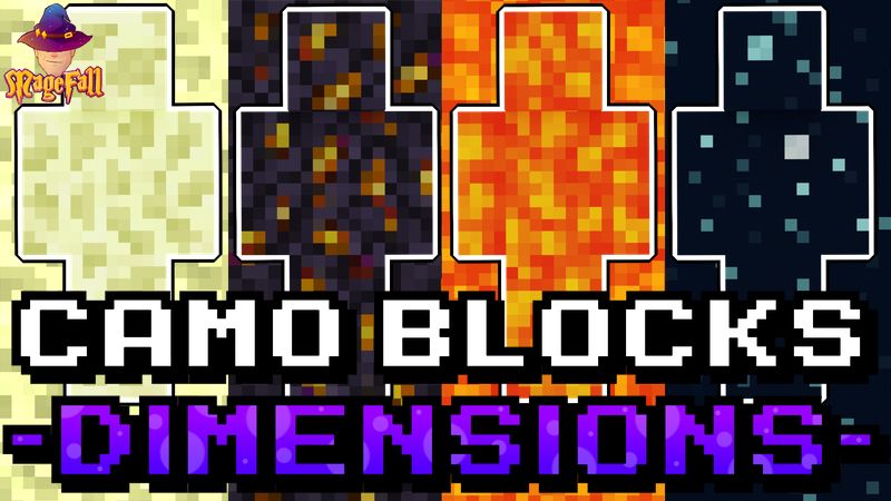 Camo Blocks Dimensions by Magefall (Minecraft Skin Pack) - Minecraft Marketplace (via ...