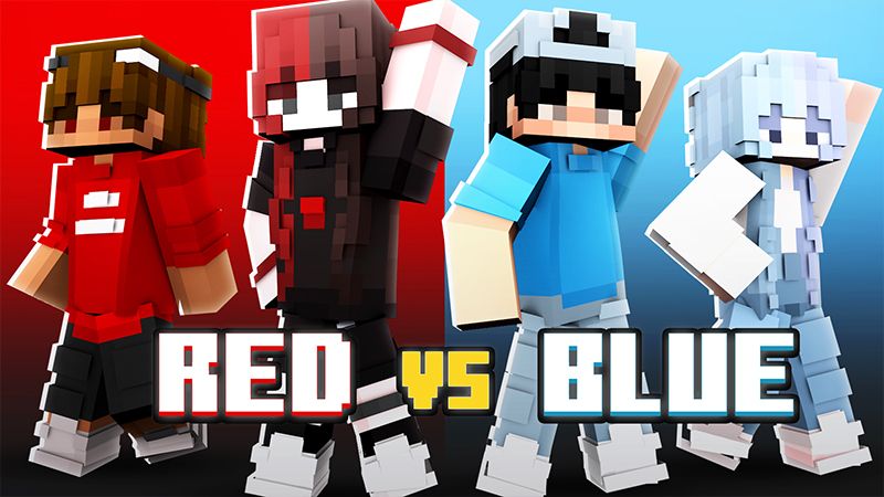 Red vs Blue by Cypress Games (Minecraft Skin Pack) - Minecraft ...