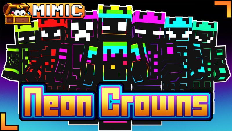 Neon Crowns by Mimic (Minecraft Skin Pack) - Minecraft Bedrock ...