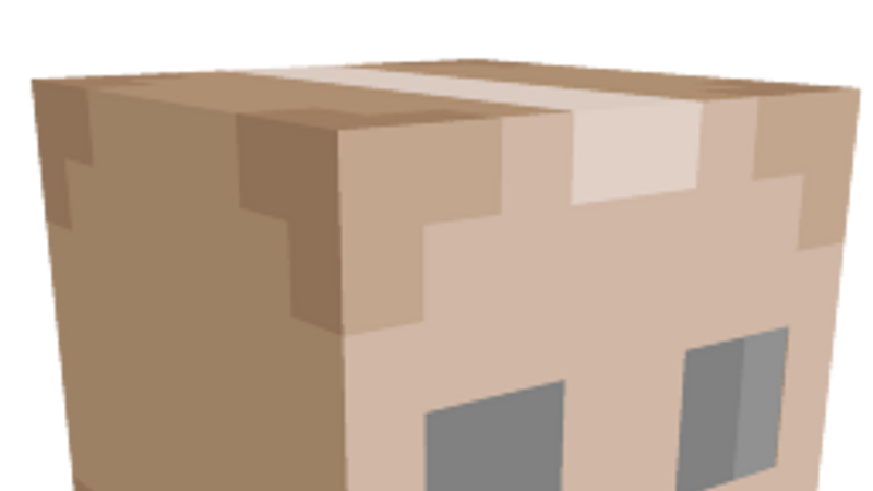 Cardboard Box Head by Lifeboat - Minecraft Bedrock Marketplace Explorer