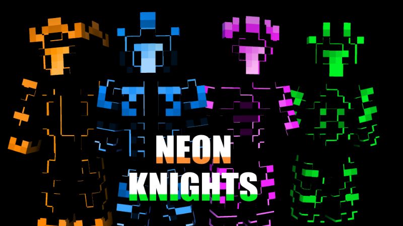 Neon Knights by Pixelationz Studios (Minecraft Skin Pack) - Minecraft ...