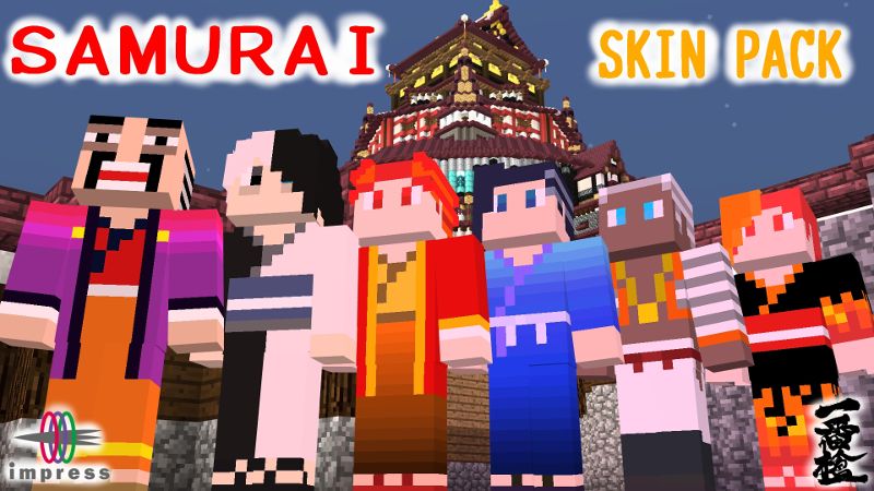 Samurai Skin Pack by Impress (Minecraft Skin Pack) - Minecraft ...