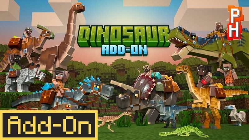 Dinosaur Add-On by PixelHeads - Minecraft Marketplace (via ...