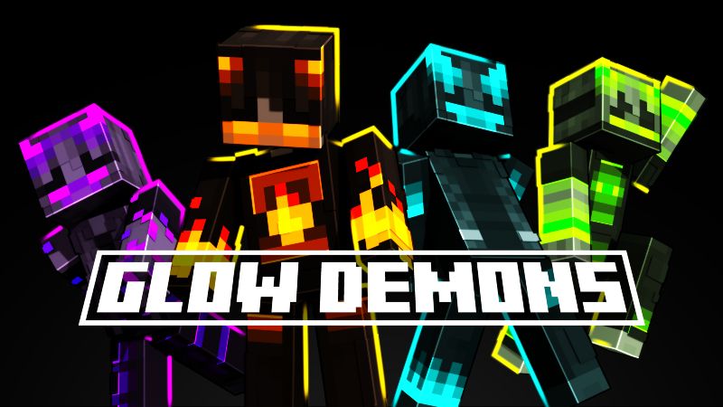 GLOW DEMONS by Teplight (Minecraft Skin Pack) - Minecraft Marketplace ...