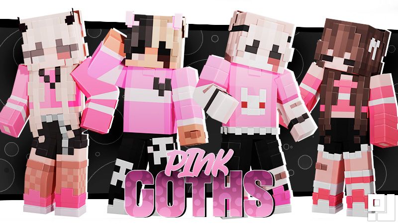 Pink Goths by inPixel (Minecraft Skin Pack) - Minecraft Marketplace ...