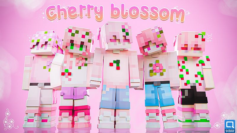 Cherry blossom by Aliquam Studios (Minecraft Skin Pack) - Minecraft ...