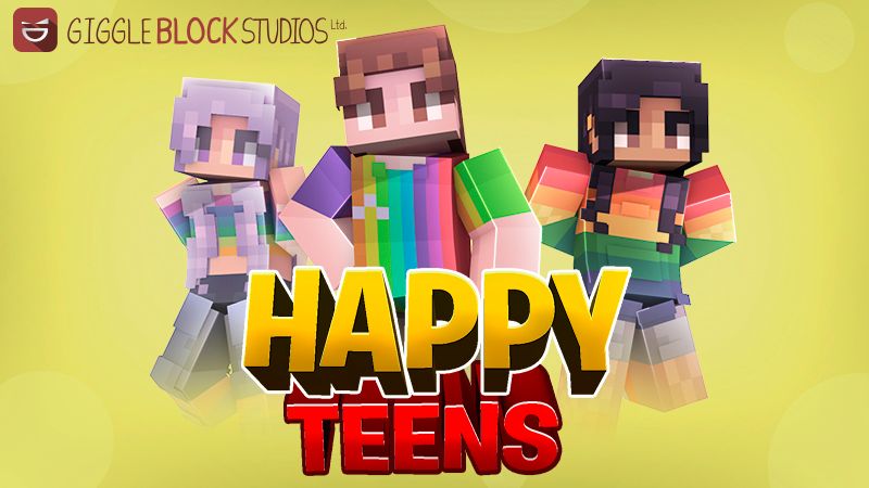 Happy Teens by Giggle Block Studios (Minecraft Skin Pack) - Minecraft ...