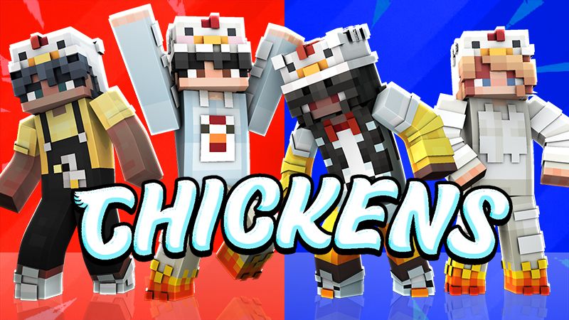 Chickens by The Lucky Petals (Minecraft Skin Pack) - Minecraft ...