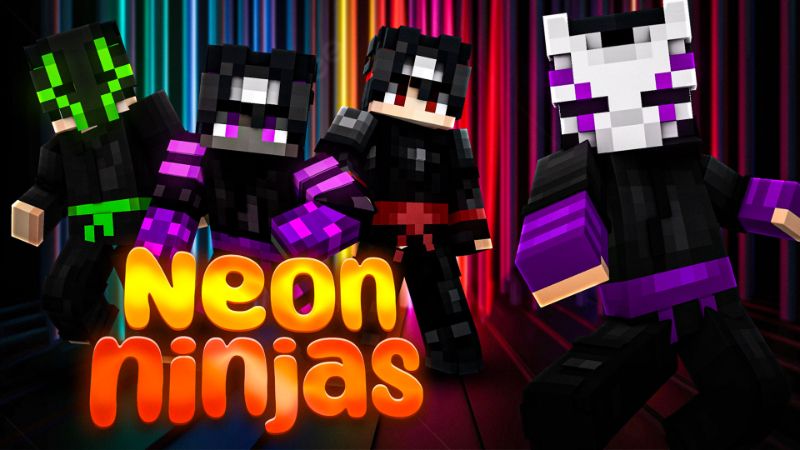 Neon Ninjas by ManaLabs (Minecraft Skin Pack) - Minecraft Bedrock ...
