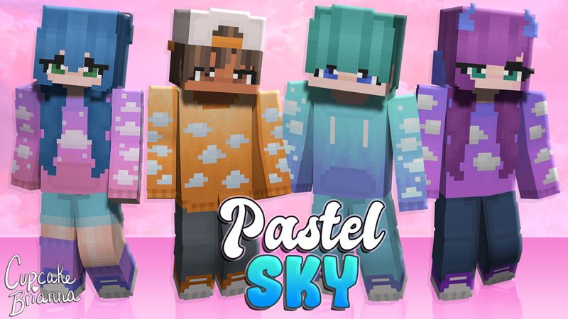 Pastel Sky HD Skin Pack by CupcakeBrianna (Minecraft Skin Pack ...