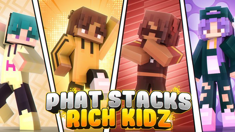 Phat Stacks Rich Kidz by Dark Lab Creations (Minecraft Skin Pack ...