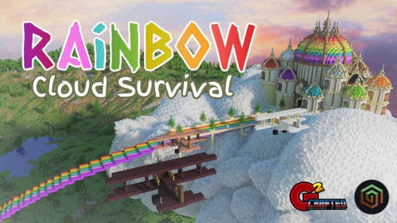 Rainbow Cloud Survival by G2Crafted (Minecraft Marketplace Map) - Minecraft Marketplace (via ...