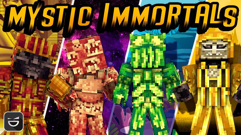 Mystic Immortals by Giggle Block Studios (Minecraft Skin Pack ...