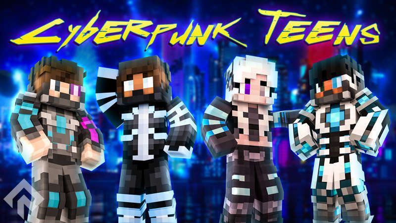 Cyberpunk Teens by RareLoot (Minecraft Skin Pack) - Minecraft Bedrock ...