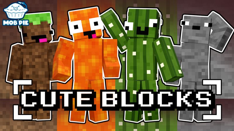 Cute Blocks by Mob Pie (Minecraft Skin Pack) - Minecraft Bedrock ...