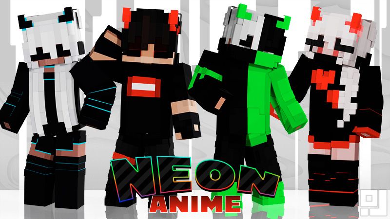 Neon Anime by inPixel (Minecraft Skin Pack) - Minecraft Marketplace ...