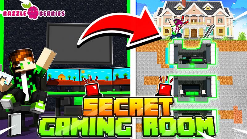 Secret Gaming Room by Razzleberries (Minecraft Marketplace Map ...