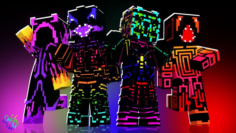 RGB Nightmares by Blu Shutter Bug (Minecraft Skin Pack) - Minecraft ...