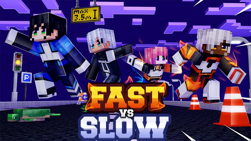 Fast vs Slow by Dark Lab Creations (Minecraft Skin Pack) - Minecraft ...