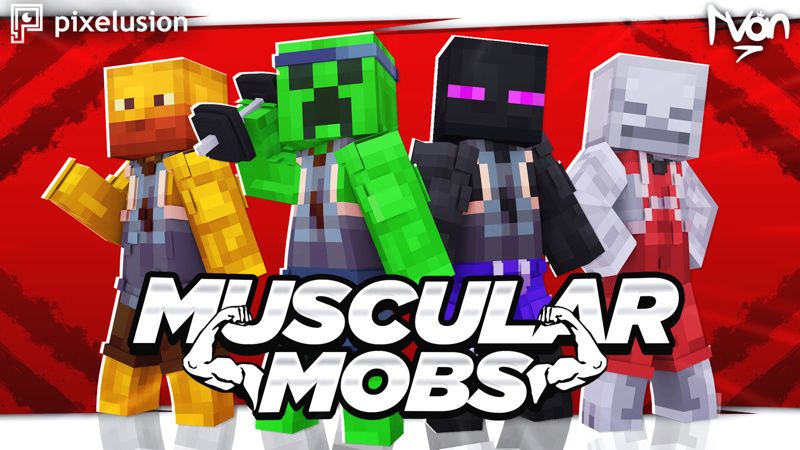 Muscular Mobs by Pixelusion (Minecraft Skin Pack) - Minecraft Bedrock ...