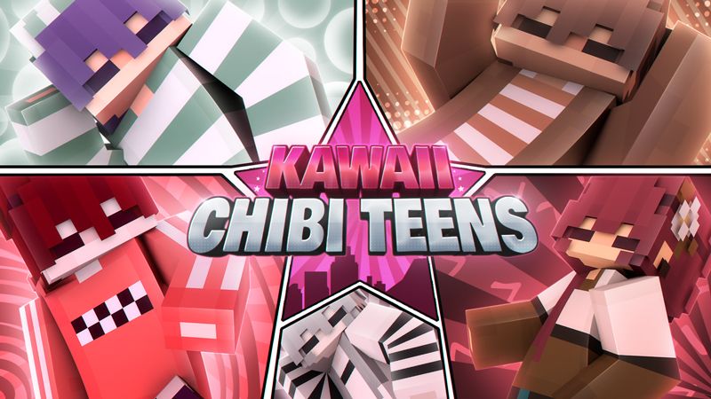 Kawaii Chibi Teens by Giggle Block Studios (Minecraft Skin Pack ...