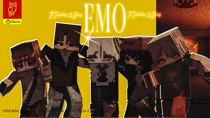 Emo by DeliSoft Studios (Minecraft Skin Pack) - Minecraft Bedrock ...