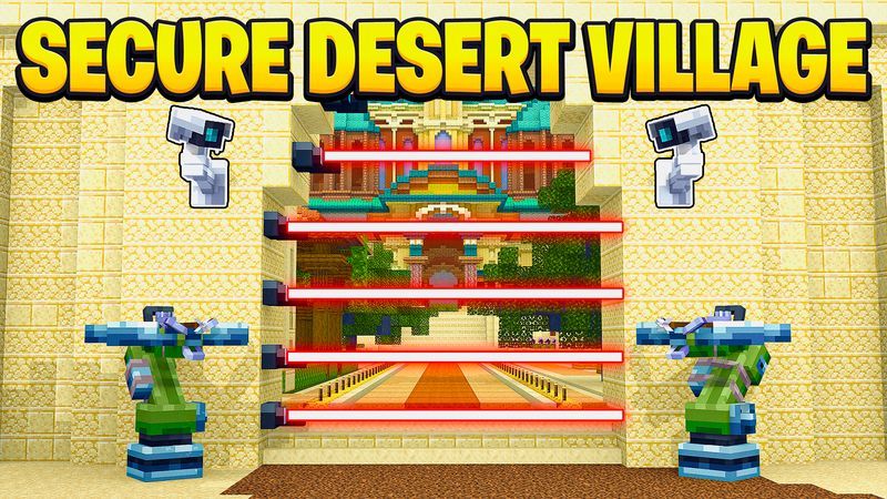Secure Desert Village by 5 Frame Studios (Minecraft Marketplace Map) - Minecraft Marketplace ...