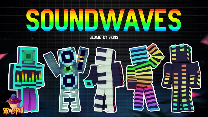 Soundwaves by Magefall (Minecraft Skin Pack) - Minecraft Bedrock ...