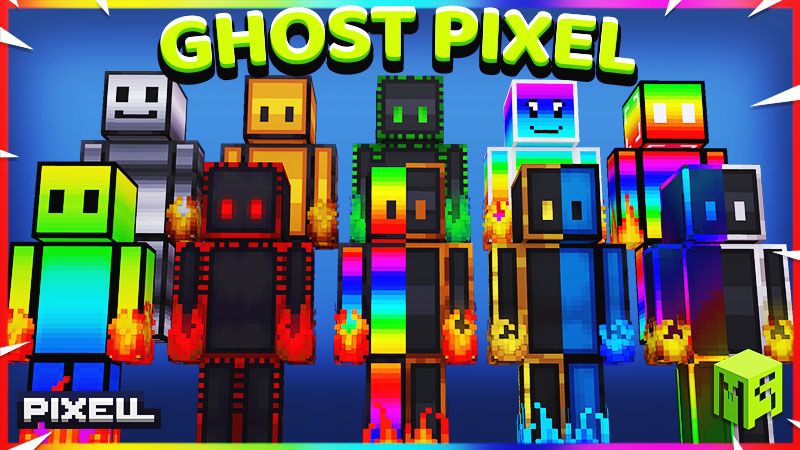 Ghost Pixel by Pixell Studio (Minecraft Skin Pack) - Minecraft Marketplace (via bedrockexplorer.com)