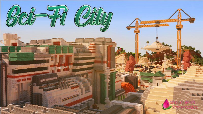 SciFi City by Shaliquinn's Schematics (Minecraft Marketplace Map ...