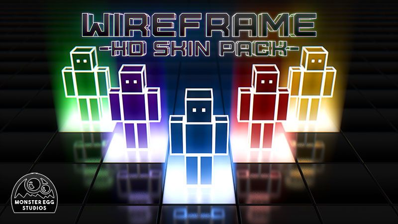 Wireframe by Monster Egg Studios (Minecraft Skin Pack) - Minecraft ...