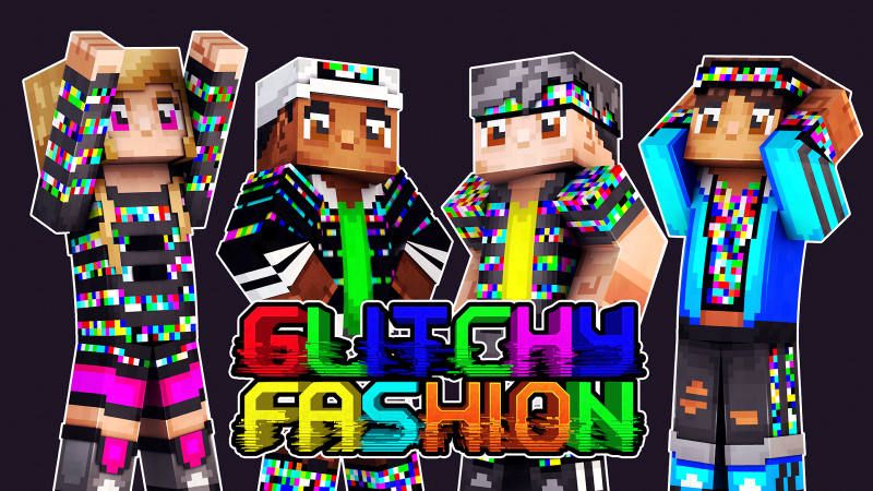 Glitchy Fashion by 57Digital (Minecraft Skin Pack) - Minecraft Bedrock ...