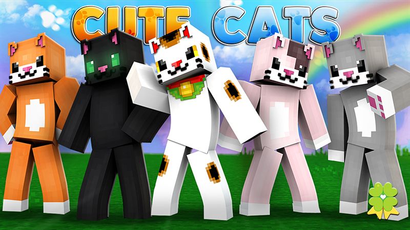 Cute Cats by The Lucky Petals (Minecraft Skin Pack) - Minecraft ...