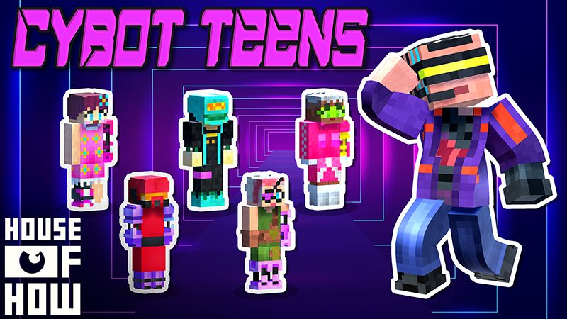 Cybot Teens by House of How (Minecraft Skin Pack) - Minecraft Marketplace (via bedrockexplorer.com)