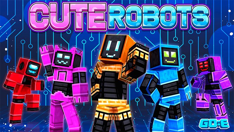 Cute Robots by GoE-Craft (Minecraft Skin Pack) - Minecraft Marketplace ...