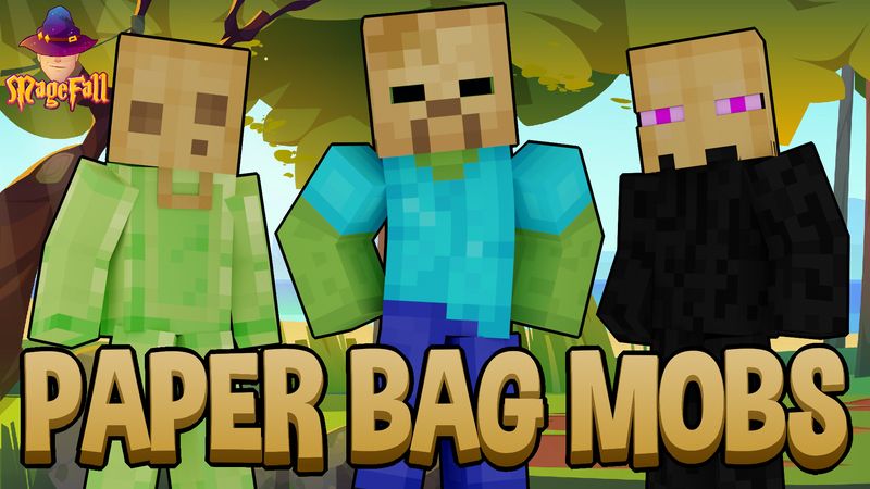 Paper Bag Mobs by Magefall (Minecraft Skin Pack) - Minecraft ...