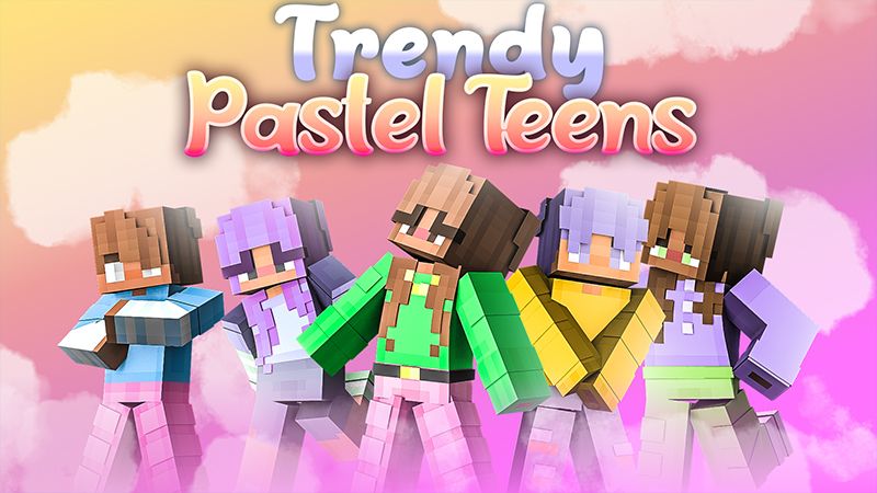 Trendy Pastel Teens by Odyssey Builds (Minecraft Skin Pack) - Minecraft ...