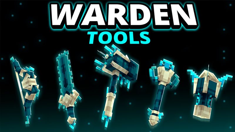 WARDEN TOOLS by Pickaxe Studios (Minecraft Marketplace Map) - Minecraft ...