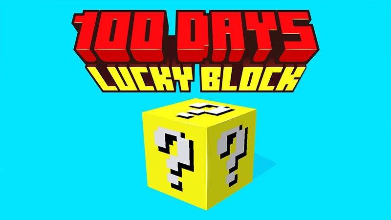 100 Days LUCKY BLOCK by Pickaxe Studios (Minecraft Marketplace Map ...