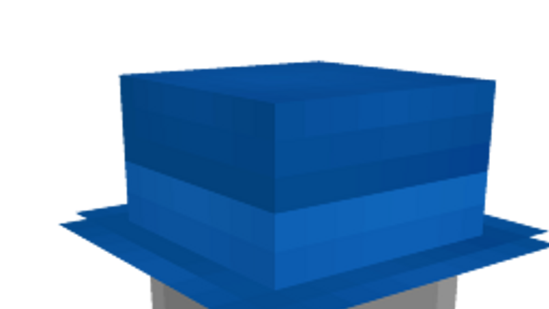 Blue Top Hat by Polymaps - Minecraft Marketplace (via bedrockexplorer.com)