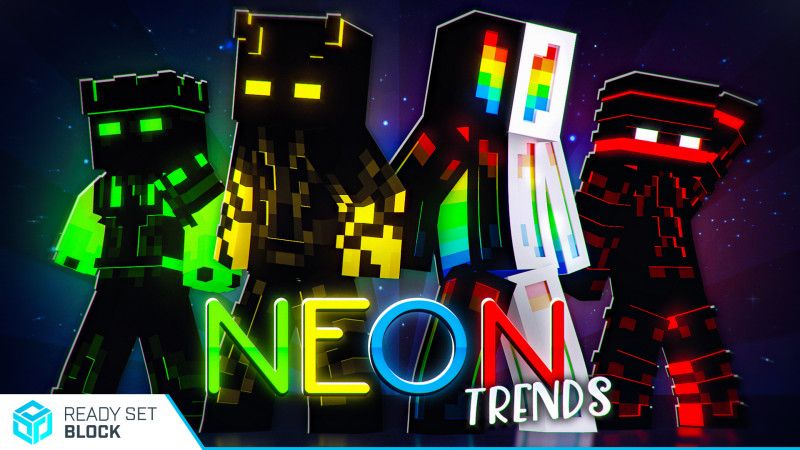 Neon Trends by Ready, Set, Block! (Minecraft Skin Pack) - Minecraft ...